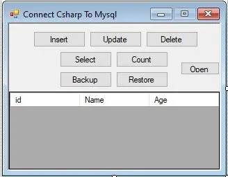 تمرین اتصال سی شارپ به دیتابیس mysql - الو تمرین